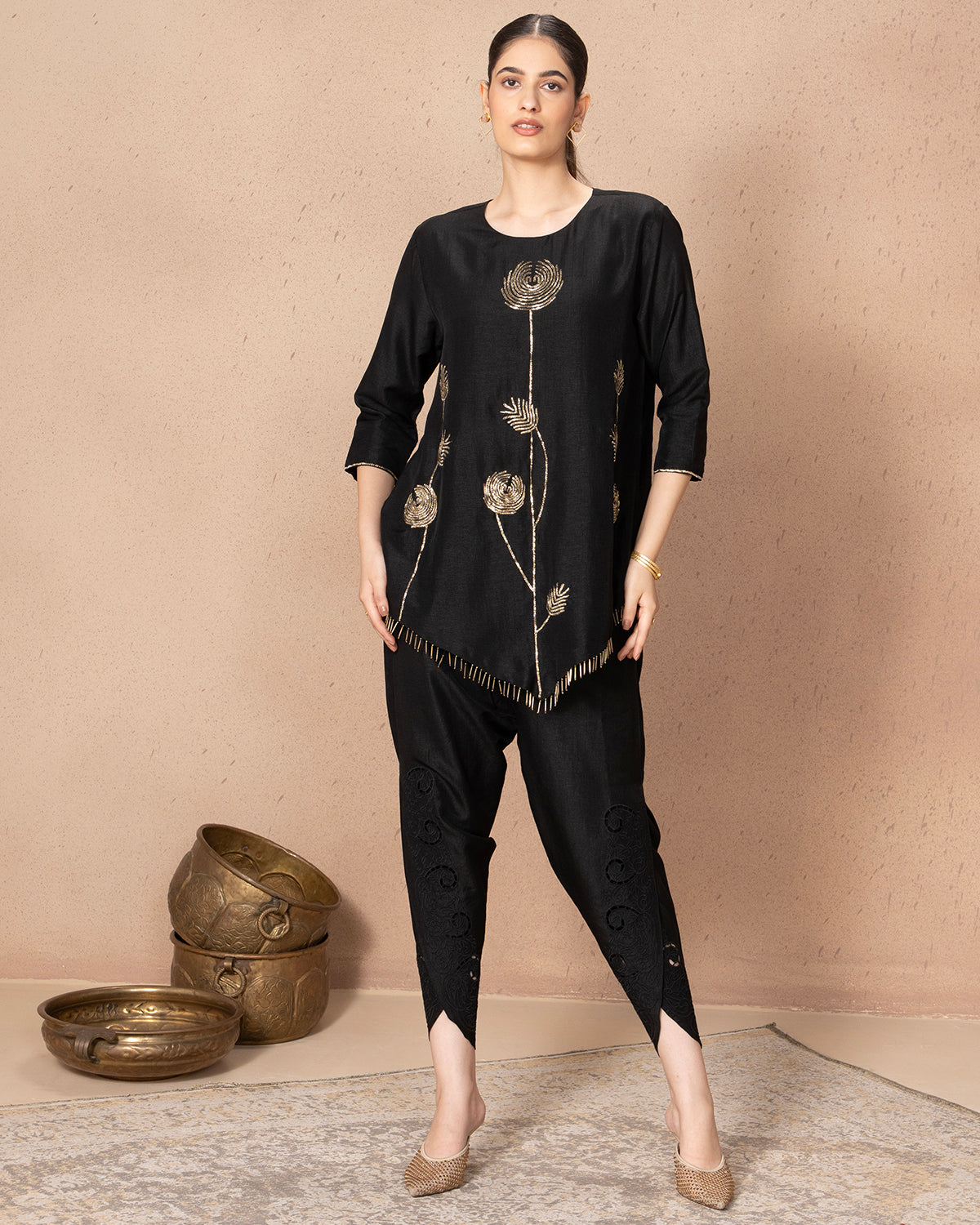 Buy BLACK CHAAND SHIRT Online - Chique