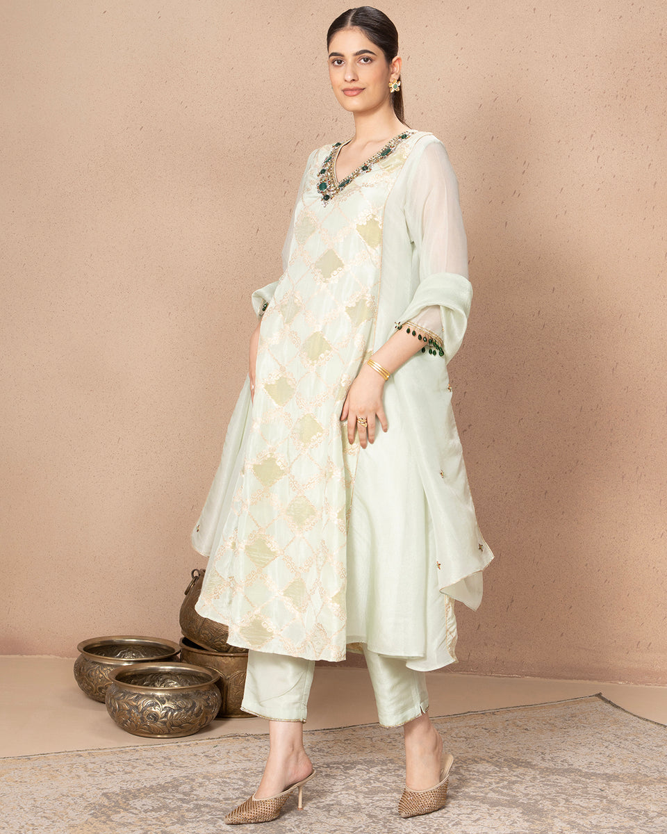 Buy MINT GREEN AMARA TUNIC Online - Chique