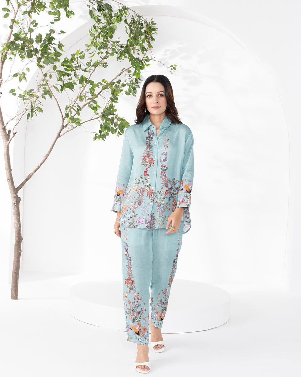 Buy TURQ ELORA PANTS Online - Chique