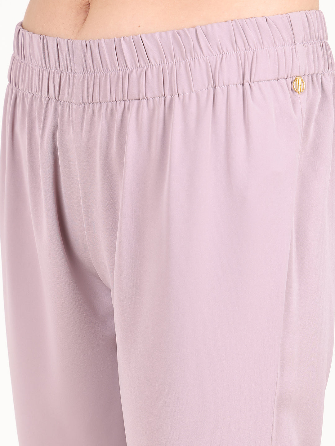 Buy Dusty Pink Narrow Leg Trouser Online - Chique