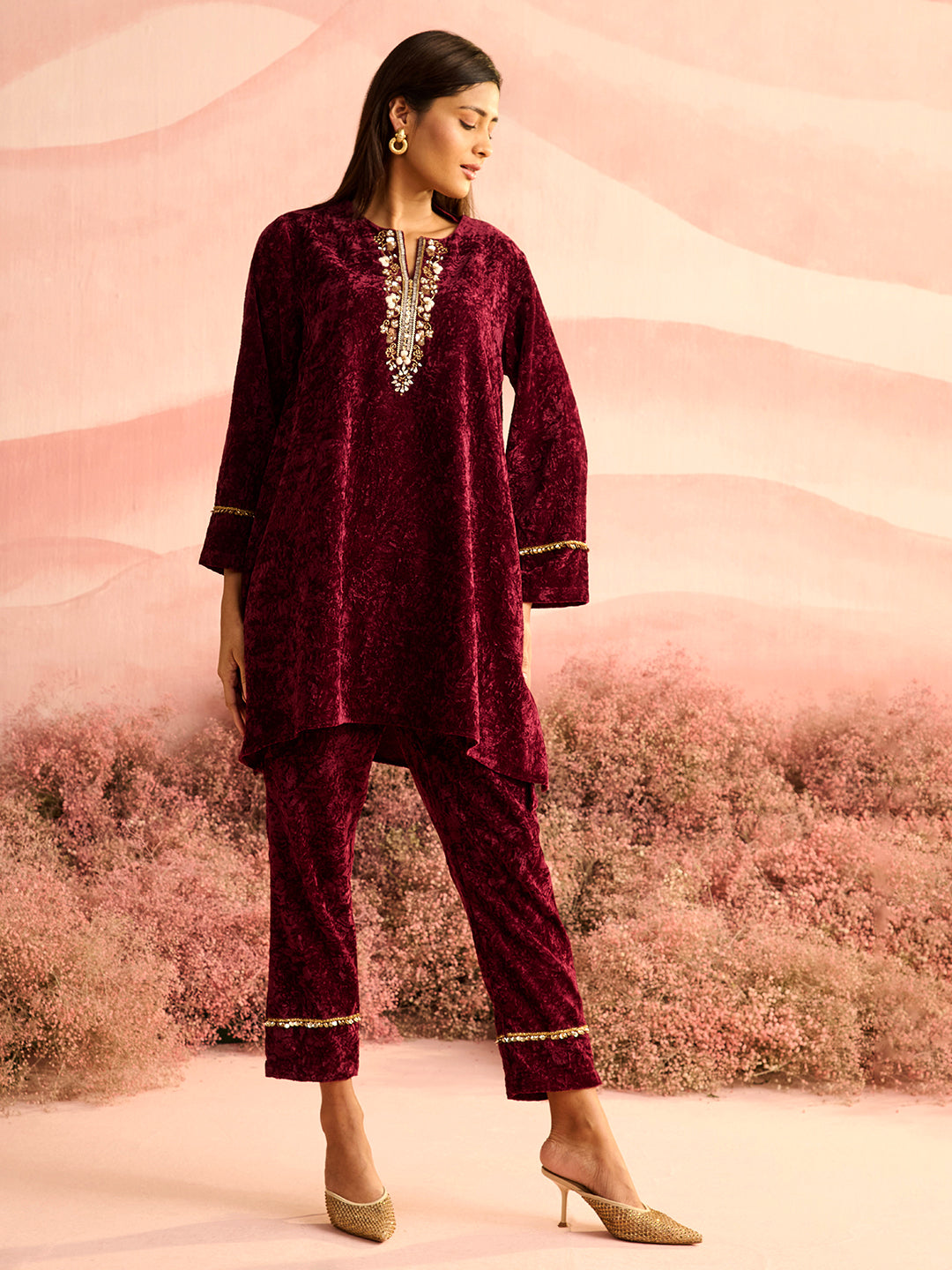 Buy Plum Radical Dress Online - Chique