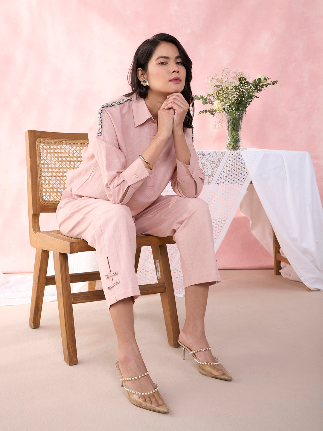Buy Blush Axis Shirt Online - Chique
