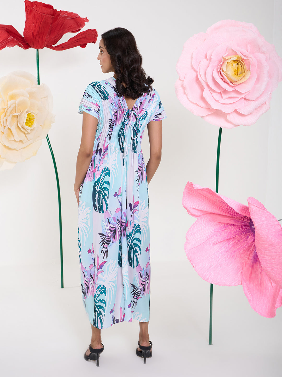 Buy Blue Ohio Monpa Dress Online - Chique