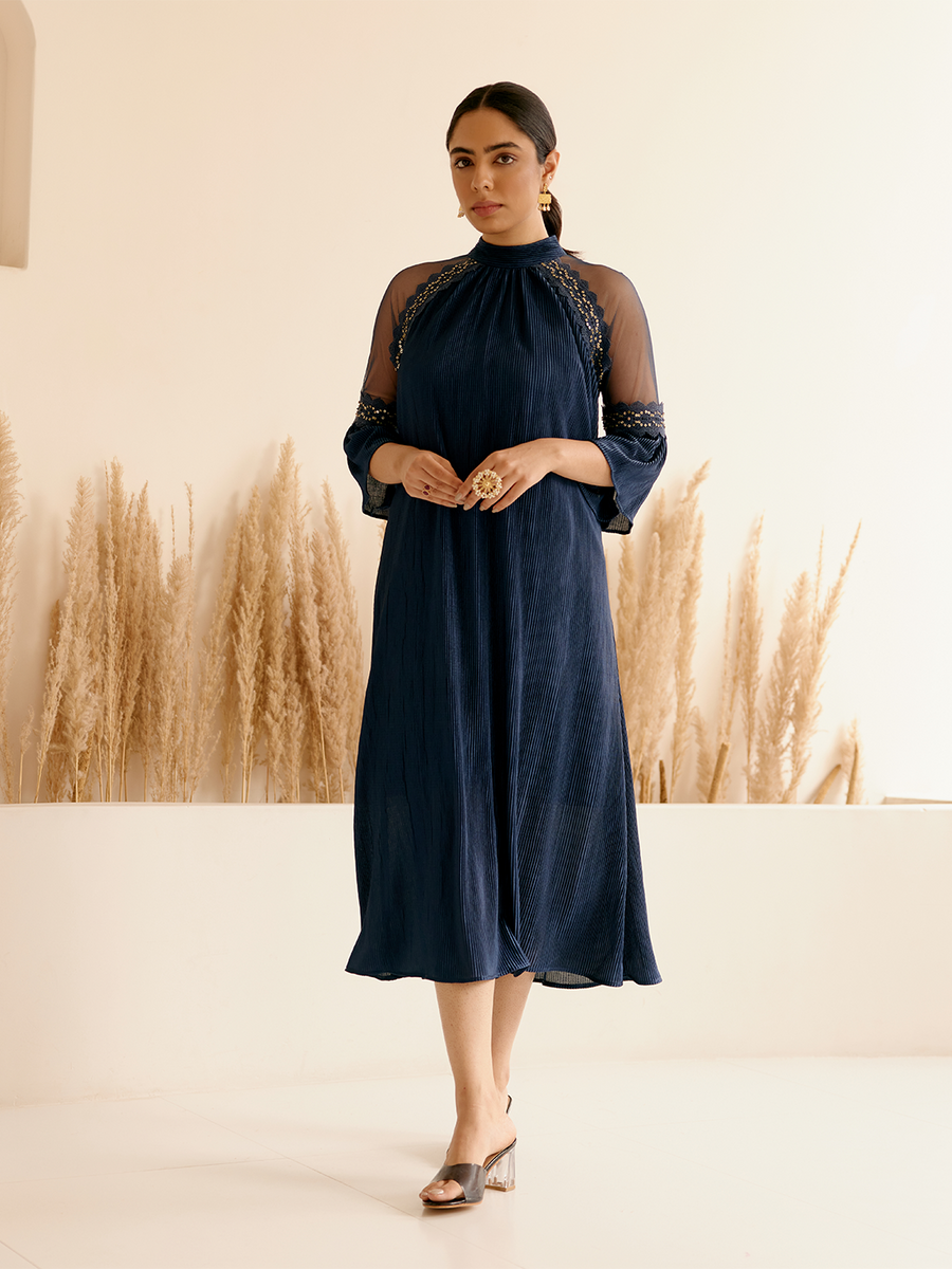 Buy Navy Zuno Dress Online - Chique
