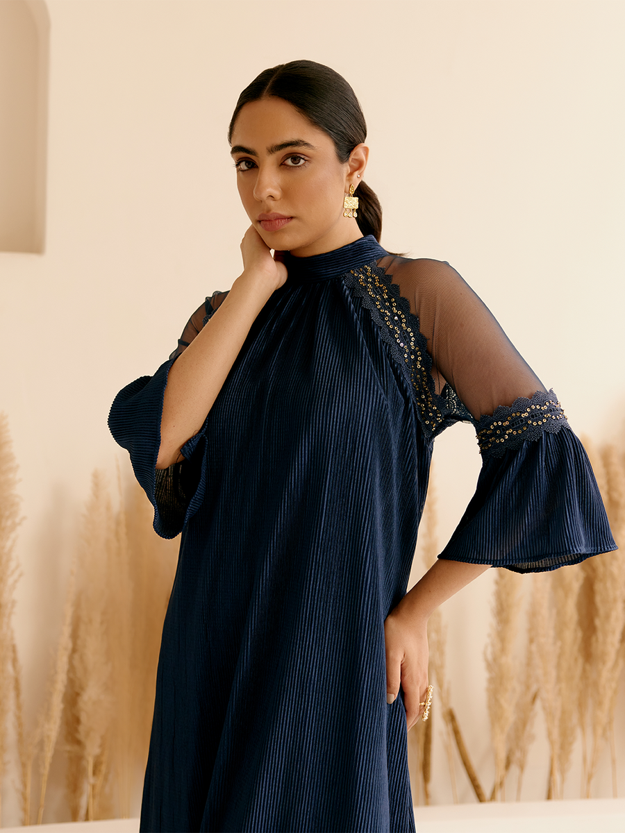 Buy Navy Zuno Dress Online - Chique