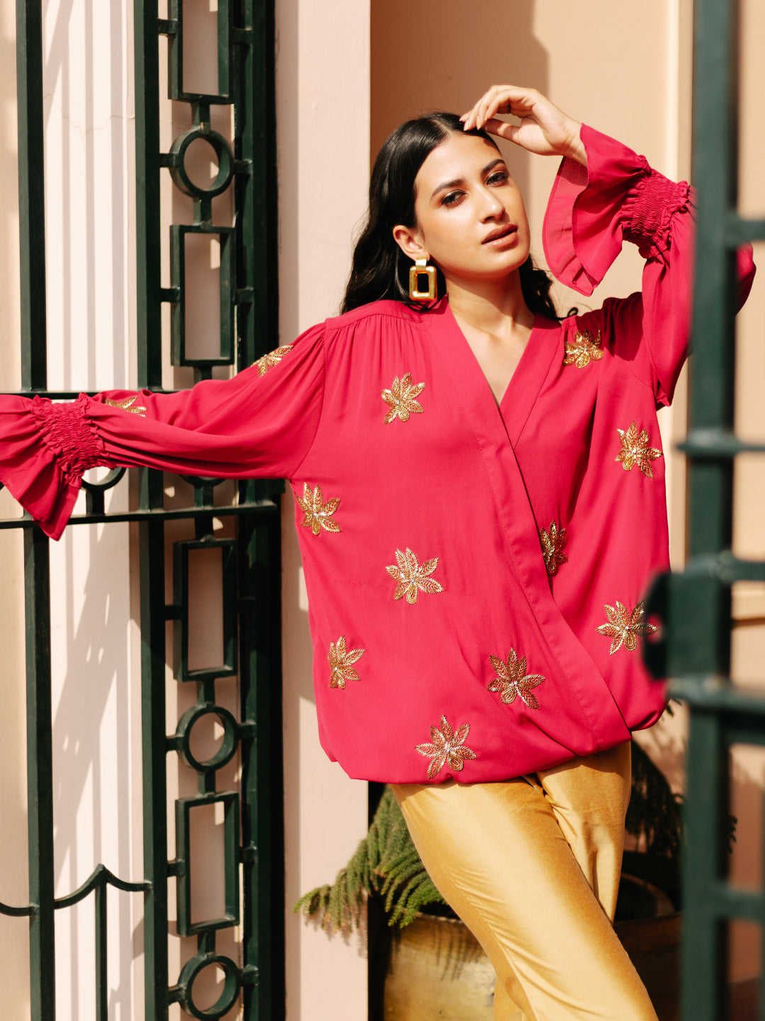 Buy rani crossover shirt @ Rs3850 Online - Chique